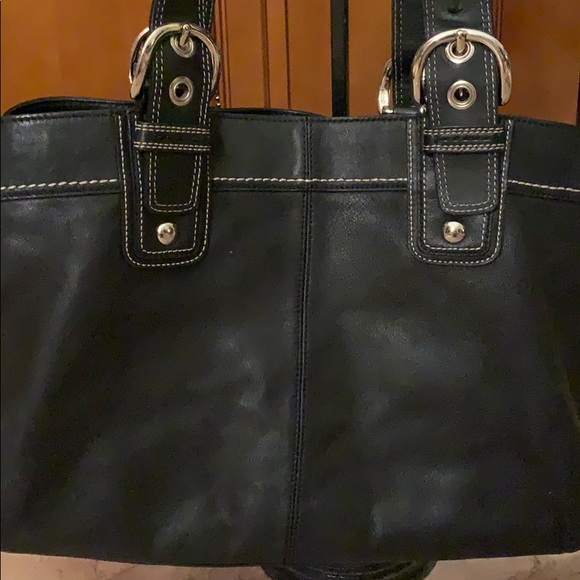 Coach | Bags | Coach Soho Tote Black Shoulder Purse | Poshmark